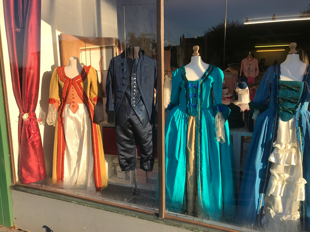 Georgian style mustard stage dress - hire only – Just Ballet